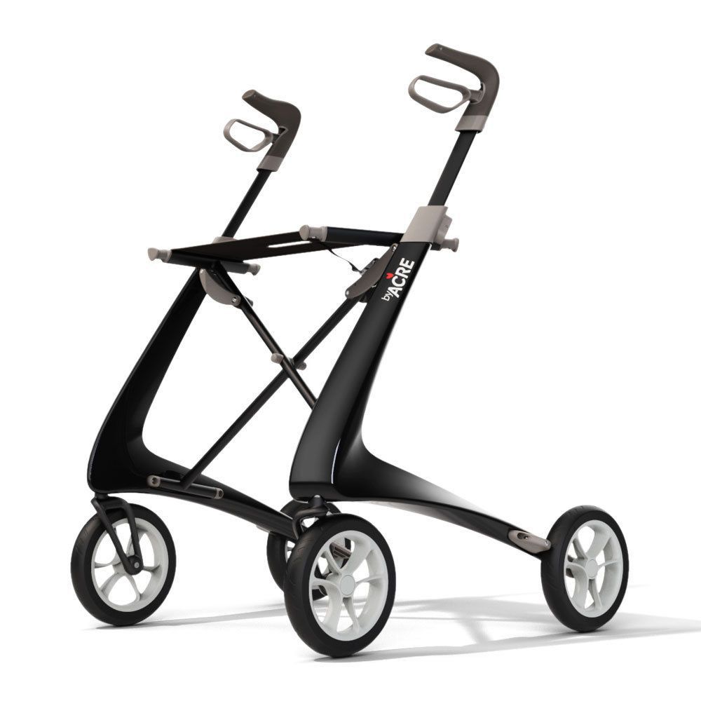 Rollator Carbon Ultralight steht für Sie für eine Probefahrt bereit